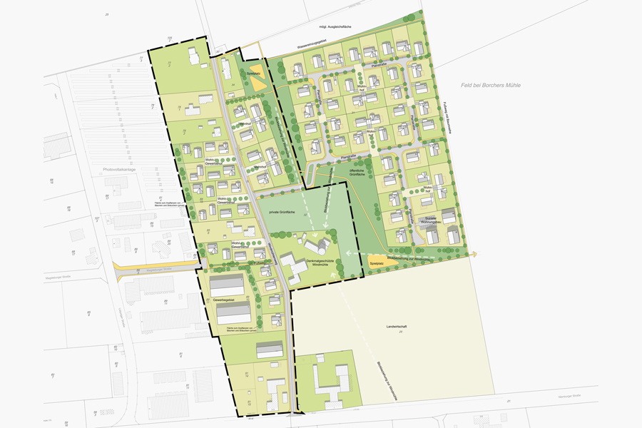 Plan und Praxis / Projekte / Bebauungsplan Nr. 121 „Windmühlenweg“ in ...