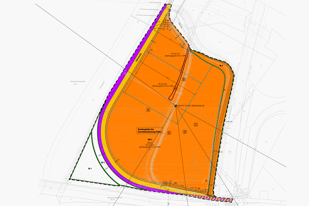 Plan und Praxis / Projekte / Bebauungsplan W7 Teil E „GVZ Wustermark ...